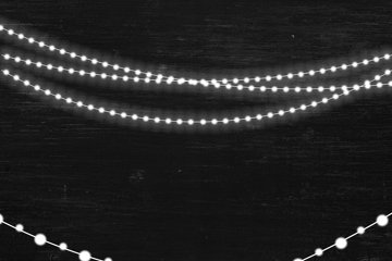 White String Lights Clip Art String Lights Clipart, Party Lights