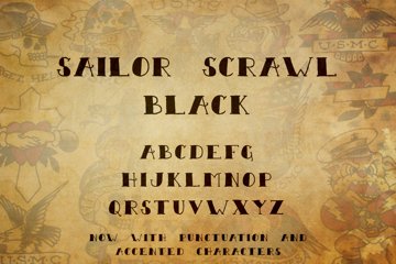 Sailor Jerry Tattoo Font