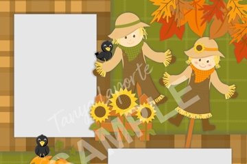 Scarecrow Border Clipart