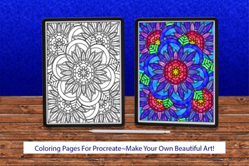make a coloring page in procreate