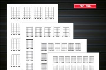 Blank Guitar Chord Chart How To Read Guitar Chord Charts