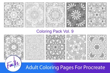 adult coloring pages for procreate free