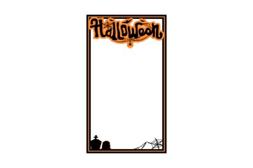 halloween writing frames
