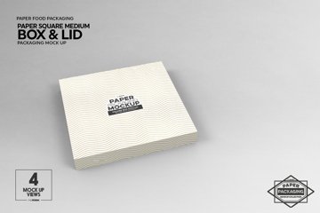 Paper Lid Square