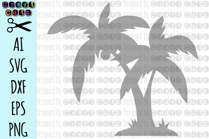 Palm Tree SVG, Palm Tree DXF, Palm Tree Cut File, Summer (305586 ...