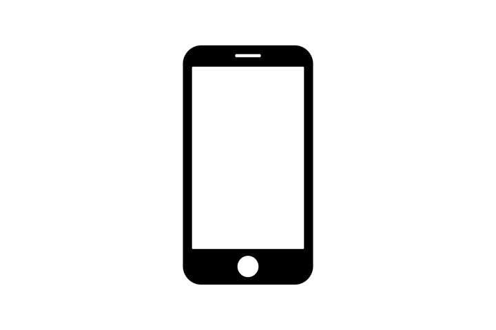 Smartphone icon symbol isolated (732185) | Icons | Design Bundles