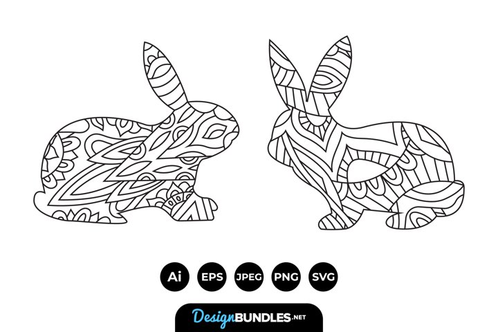 Rabbit Mandalas
