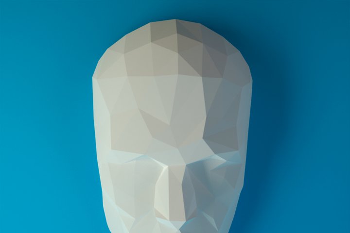 Human Face, Artist Sculpture, Papercraft Face, Human Papercraft, Face ...