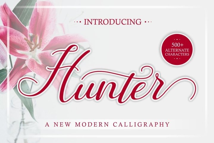 Hunter | Free Font Download