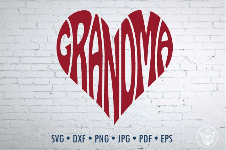 Grandma Word Art, Svg Dxf Eps Png Jpg, Cut file (478783) | Cut Files ...