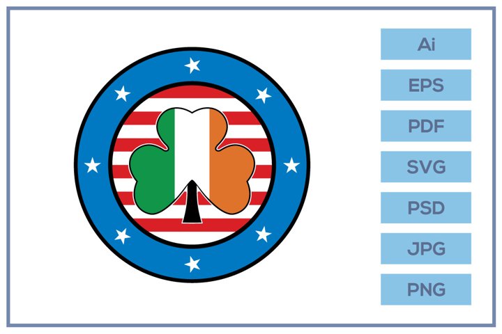 Vector of Irish american logo design (414963) | Logos | Design Bundles