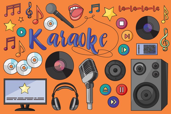 Theme Of Karaoke 660736 Illustrations Design Bundles
