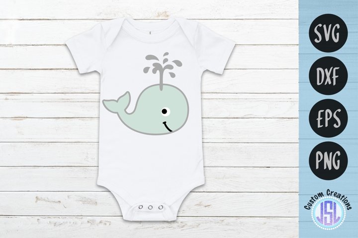 Baby Whale | Baby Boy Child SVG | SVG DXF EPS PNG (140954) | Cut Files ...