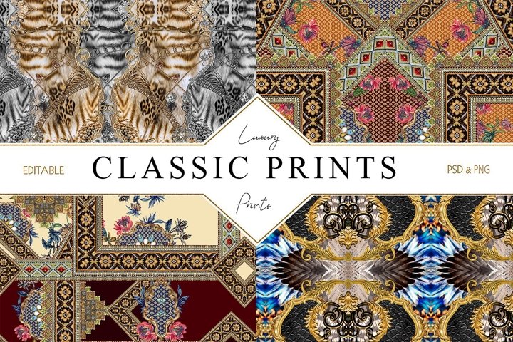 Classic Prints (227470) | Patterns | Design Bundles