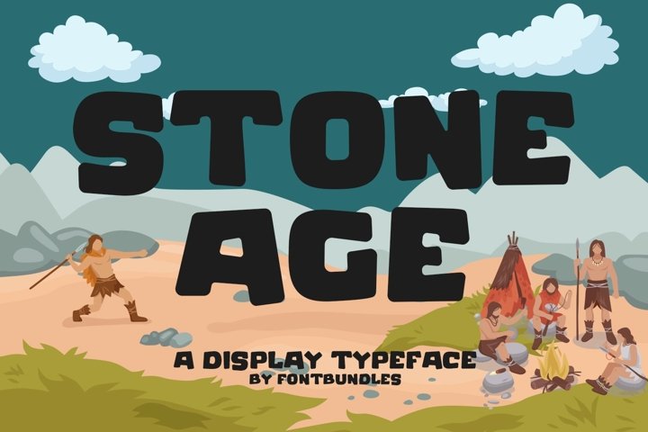 Web Font Stone Age