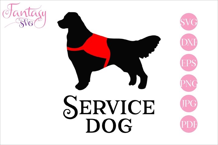 Service dog - svg cut file (258381) | SVGs | Design Bundles