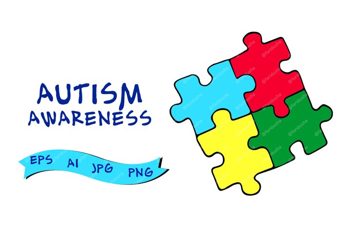 Autism awareness. Logo (982891) | Illustrations | Design Bundles