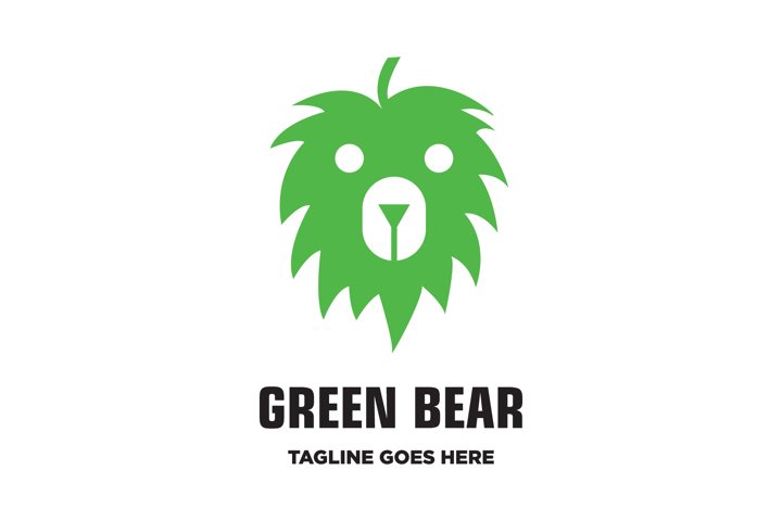 Green Bear Logo (323590) | Logos | Design Bundles