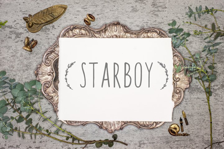 Starboy. Handwritten typeface. (30718) | Regular | Font Bundles
