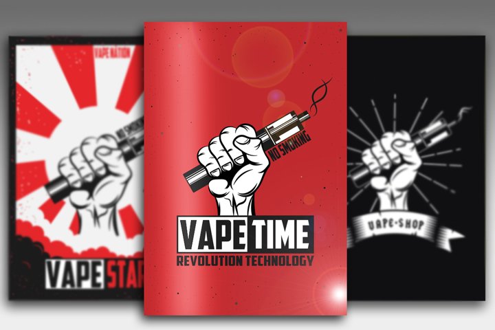Poster For Vape Shop (28530) | Illustrations | Design Bundles