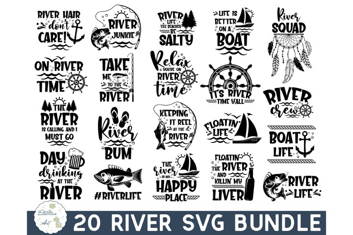 River SVG Bundle, River Quotes SVG, River Signs, Funny Quote (811071 ...