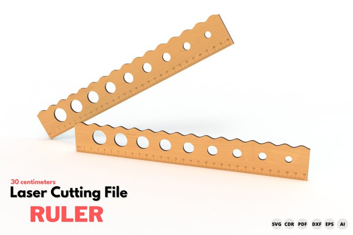 Ruler - laser cutting file