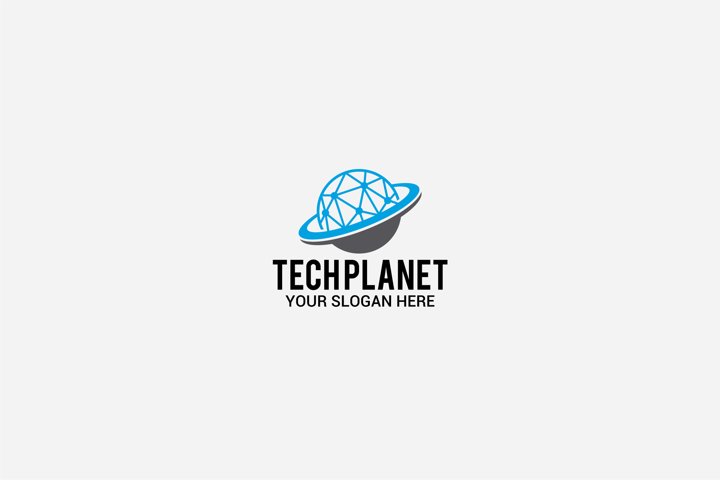 tech planet logo (420605) | Logos | Design Bundles