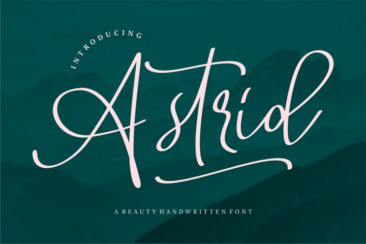 Astrid - A Beauty Handwritten Font