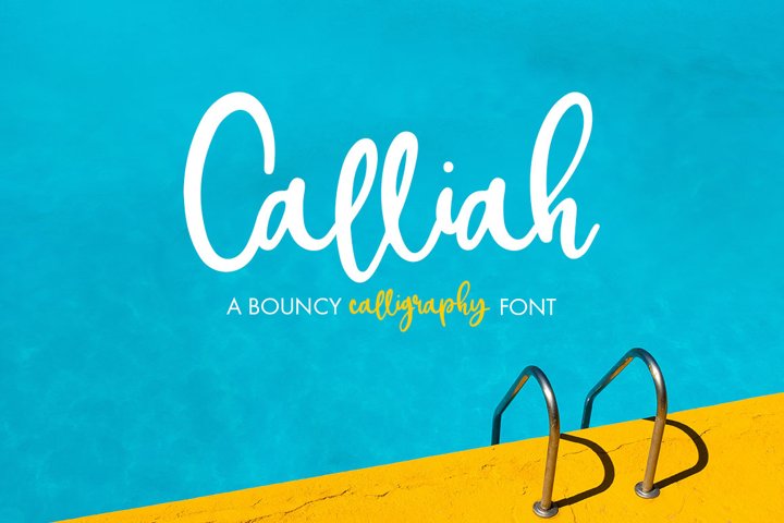 Calliah (46230) | Script | Font Bundles