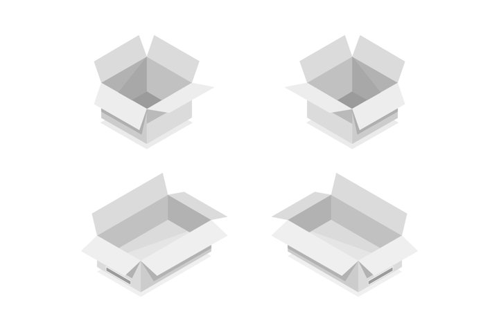 isometric box (426103) | Illustrations | Design Bundles