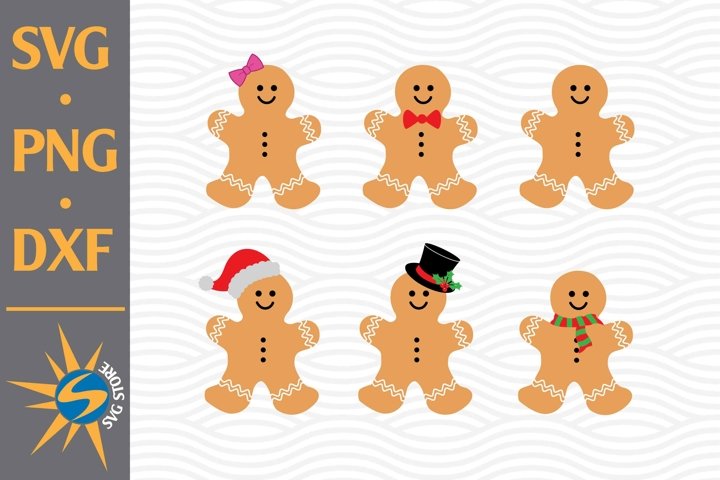 Gingerbread Christmas SVG, PNG, DXF Digital Files Include (913249 ...