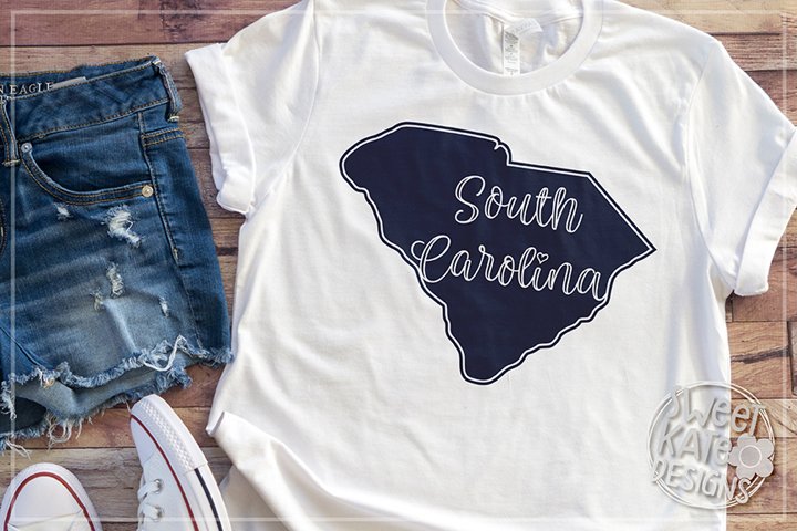South Carolina Script Silhouette SVG DXF EPS PNG JPG (146590) | SVGs ...
