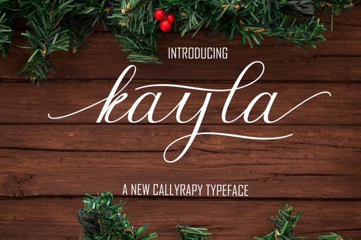 Kayla Font duo (391751) | Calligraphy | Font Bundles