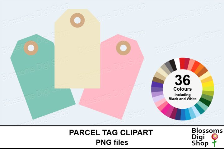 Parcel Tag Clipart (867711) | Stickers | Design Bundles