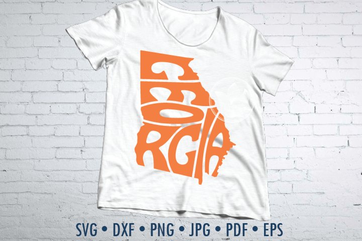 Georgia Word Art, Georgia Svg Dxf Eps Png Jpg, Georgia logo (378426 ...