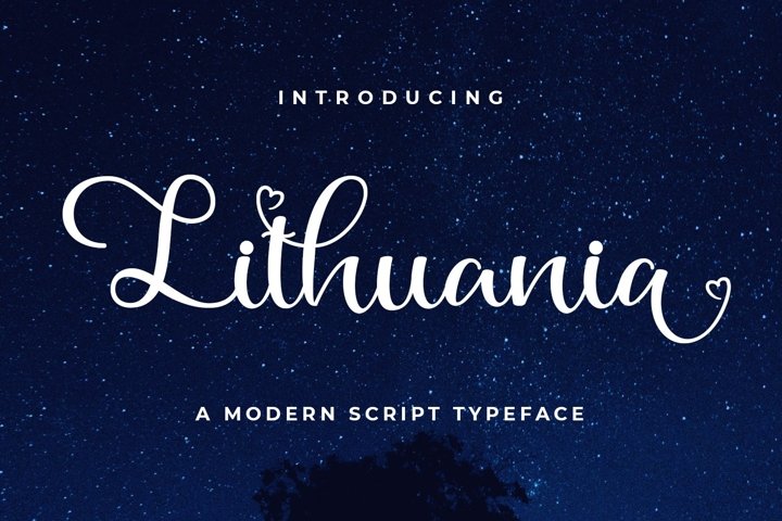 Web Font Lithuania