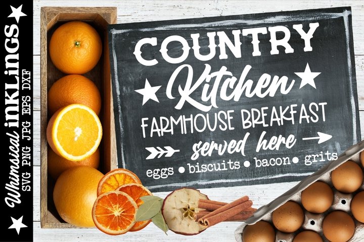 Country Kitchen SVG (792067) | Cut Files | Design Bundles