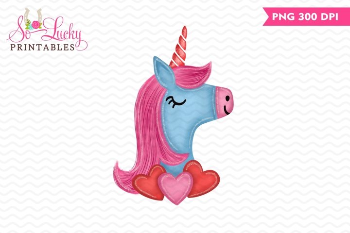 Valentine Unicorn printable sublimation design (425760) | Sublimation ...
