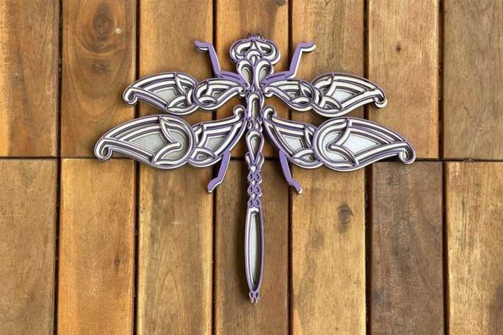 Dragonfly 2 (724444) | Laser Engraving | Design Bundles