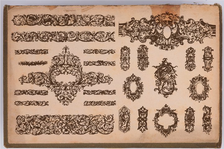 80 Hand Drawn Baroque Style elements (128141) | Illustrations | Design ...