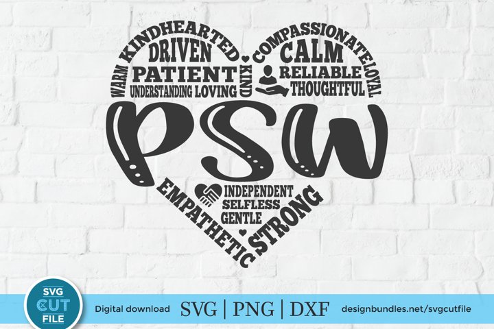 Personal support worker svg - a PSW svg for crafters (576679) | Cut ...