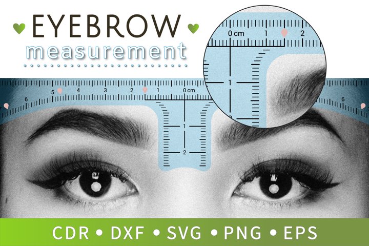 Makeup Sticker ruler, Face temporary tattoo, Microblading (485287 ...