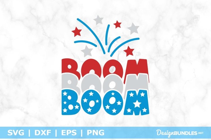 Boom Boom Boom SVG File