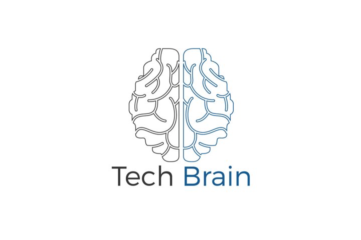 Tech Brain logo design. (319861) | Logos | Design Bundles