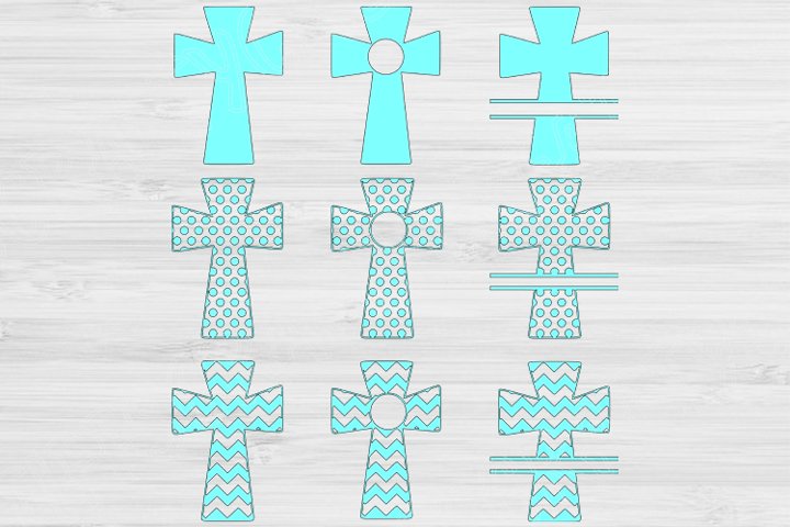 Cross Svg, Cross Monogram, Religious Svg, Christian Svg (530828) | Cut ...