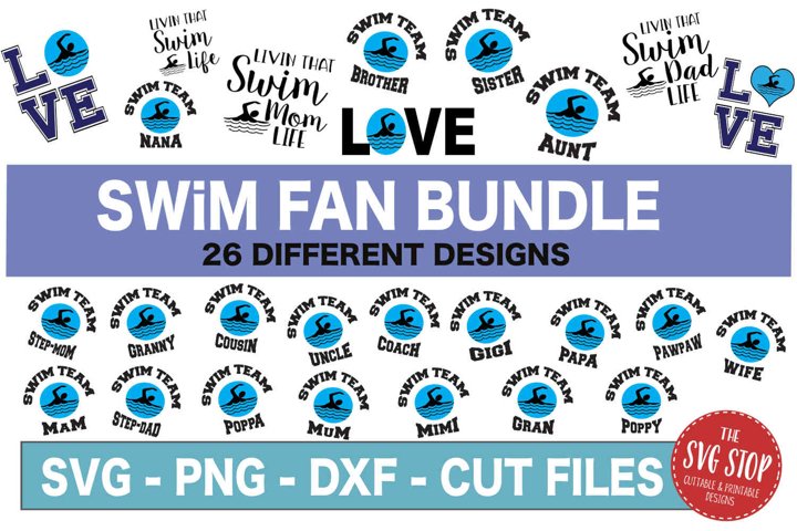 Swim SVG Bundle -SVG, PNG, DXF (231784) | SVGs | Design Bundles