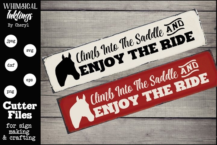 Enjoy The Ride SVG (250647) | SVGs | Design Bundles
