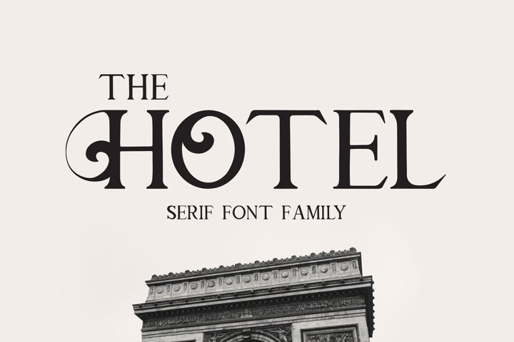 The Hotel - Luxury Font (524861) | Blackletter | Font Bundles