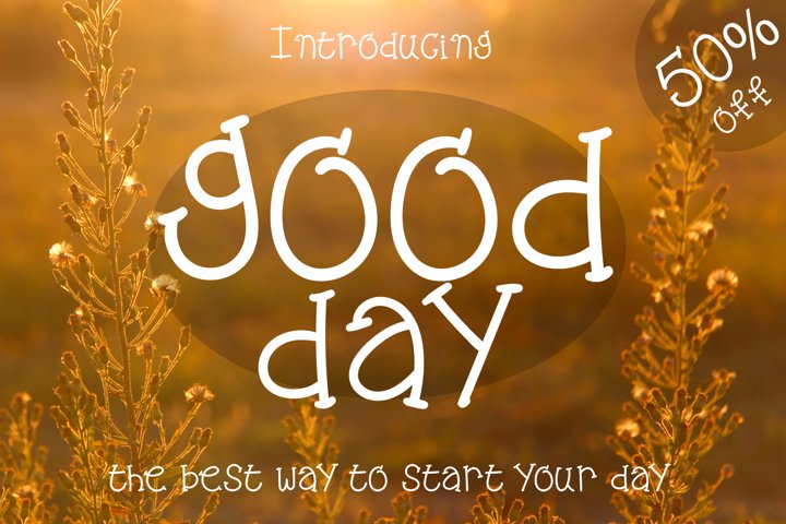 Good Day (25221) | Other | Font Bundles