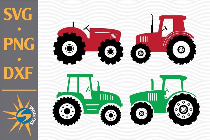 Tractor SVG, PNG, DXF Digital Files Include (748105) | Cut Files ...